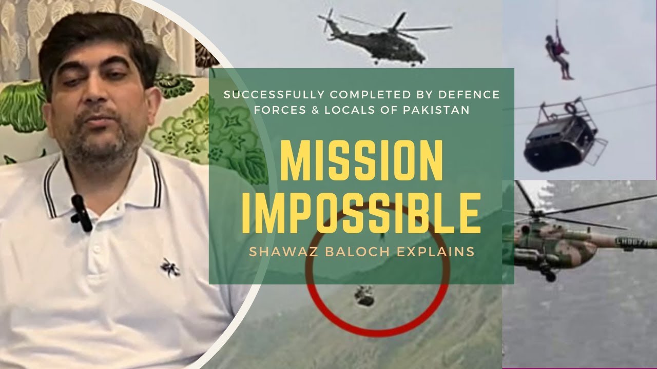 Military Commandos Rescue 5 Children | Sling Operation of Pak Army ...