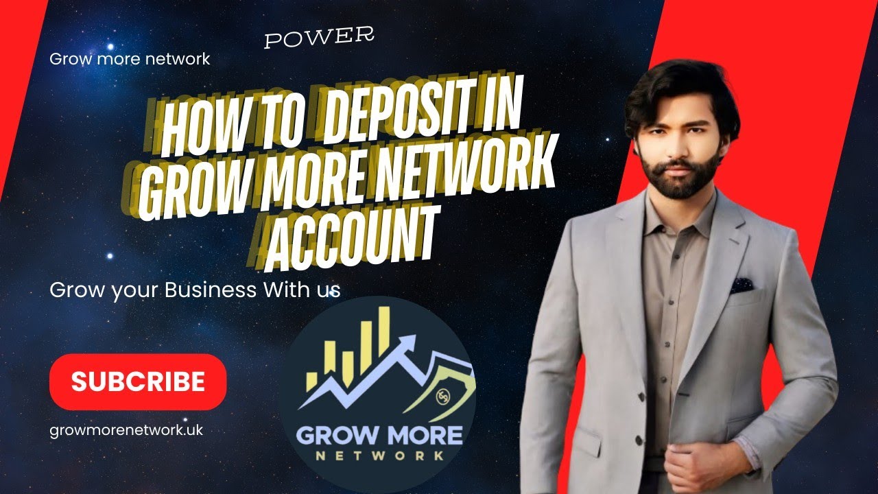 How To Deposit In Grow More Network Account - YouTube