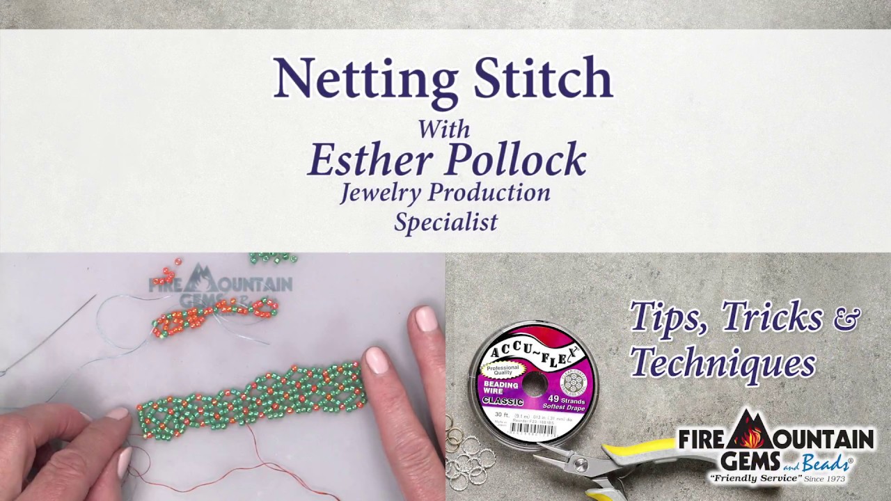 Netting Stitch - YouTube