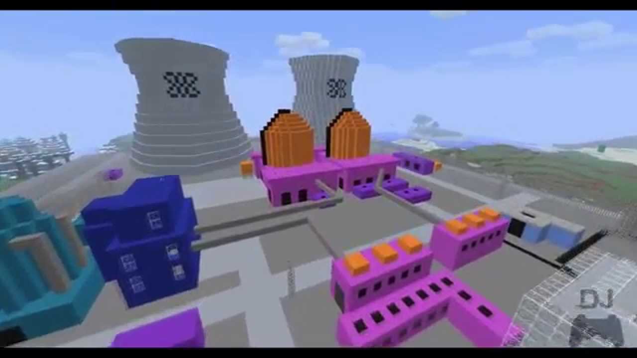 The simpsos [Contruindo Springfield minecraft #2] Usina nuclear - YouTube