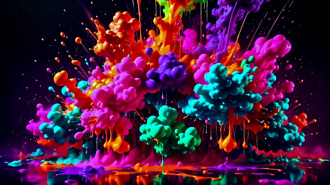 Elevate TV SCREENSAVER, Stunning 4K Abstract Fluid Background | Visual ...