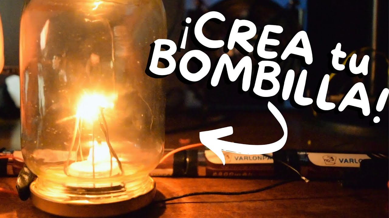 Como hacer una BOMBILLA INCANDESCENTE | ¡IMPRESIONANTE! EXPERIMENTO ...