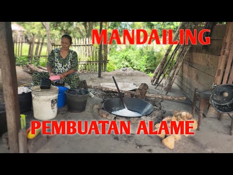 PEMBUATAN DODOL (ALAME) MANDAILING - YouTube