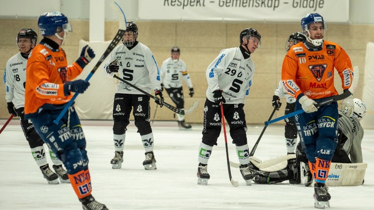 Åttondelsfinal 1:3 «Bollnäs GOIF BF»-«Sandvikens AIK» 10 Feb Elitserien 2024-25 - YouTube