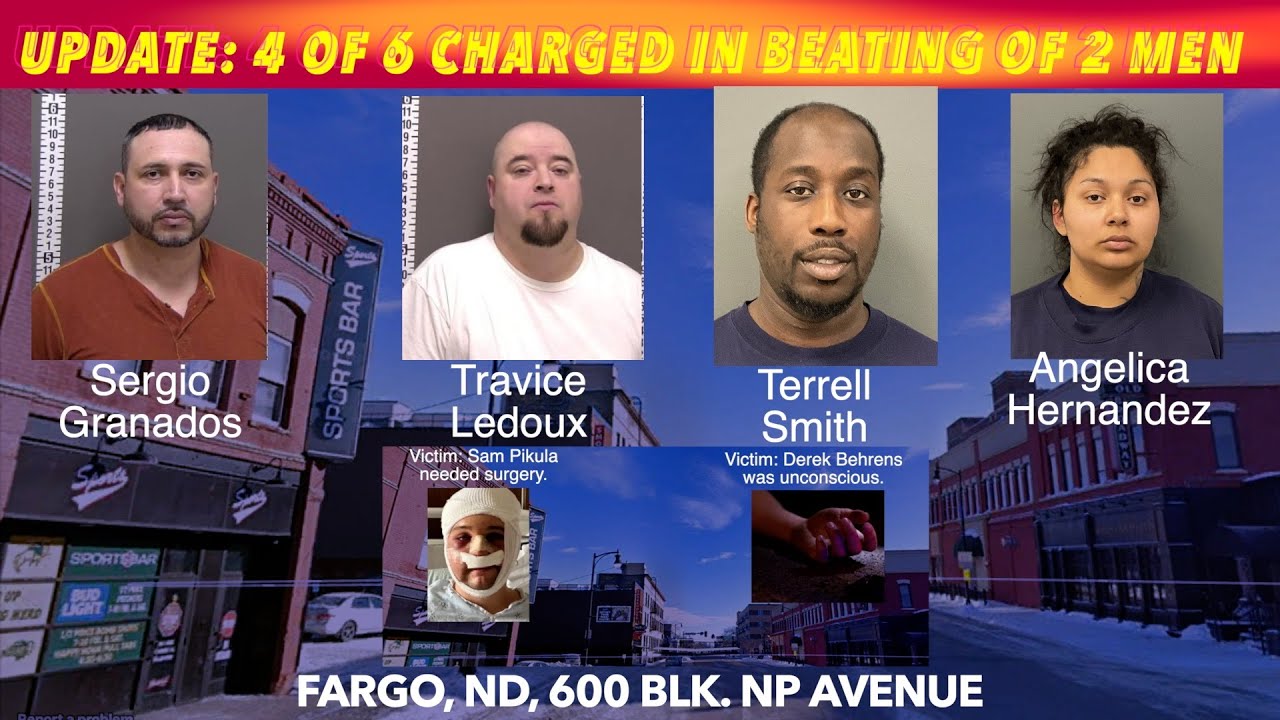 UPDATE: 4 of 6 Suspects Now Charged In Brutal Fargo Beating - YouTube