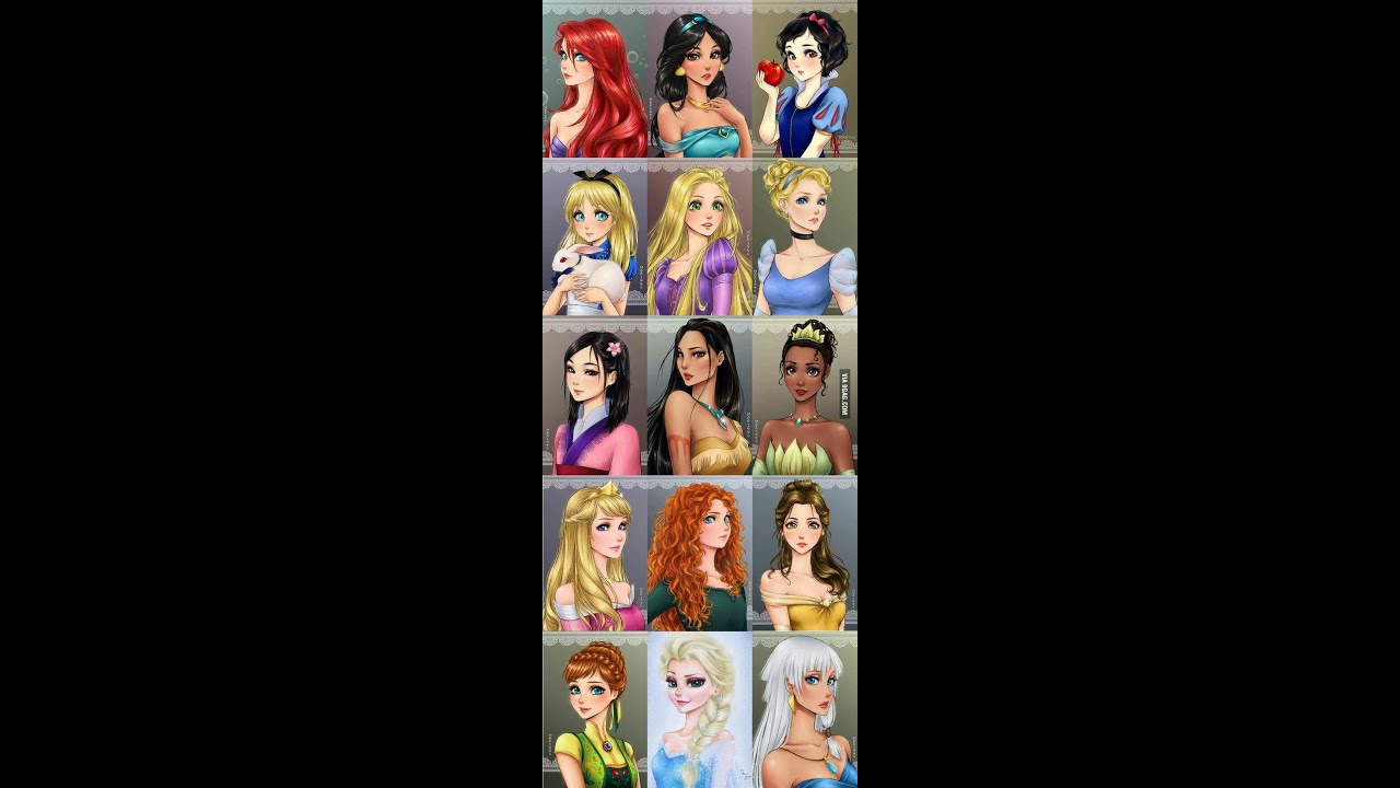 Disney princess real names || part 1 || ( Check the description ...