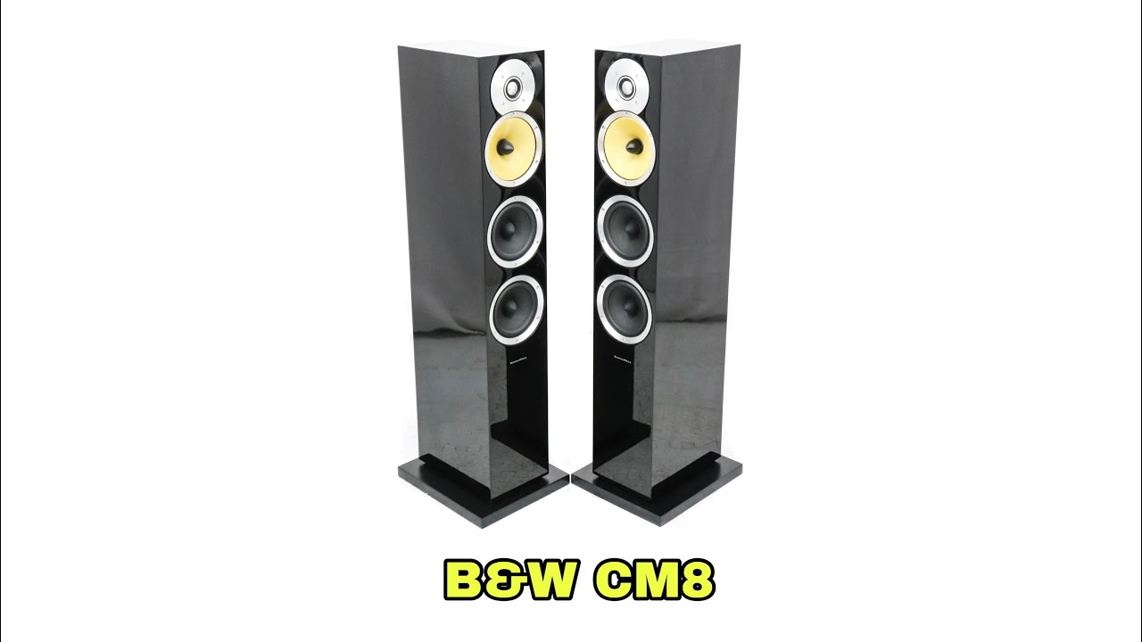 Bowers and Wilkins CM8 Floor Standing Speaker - YouTube
