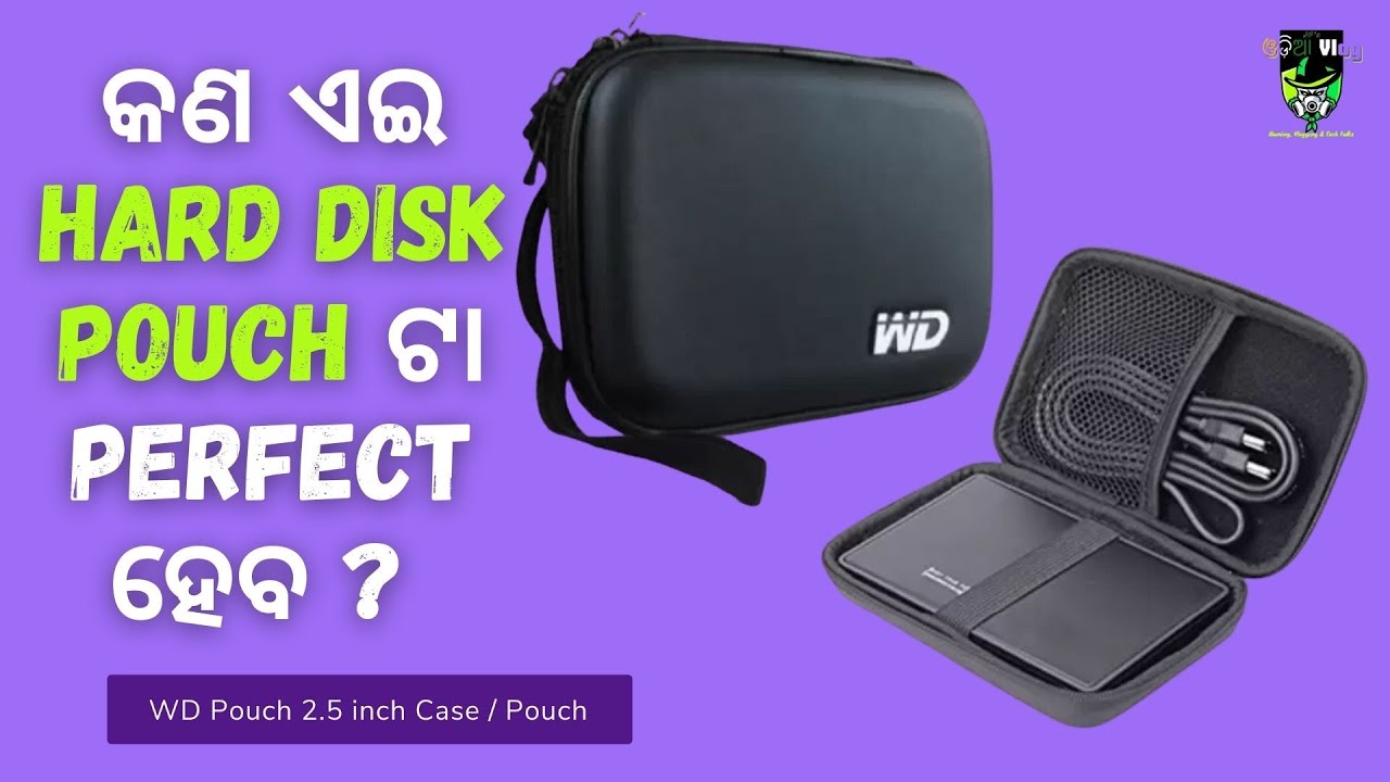 Quick View of WD Hard Drive Case or Pouch - YouTube