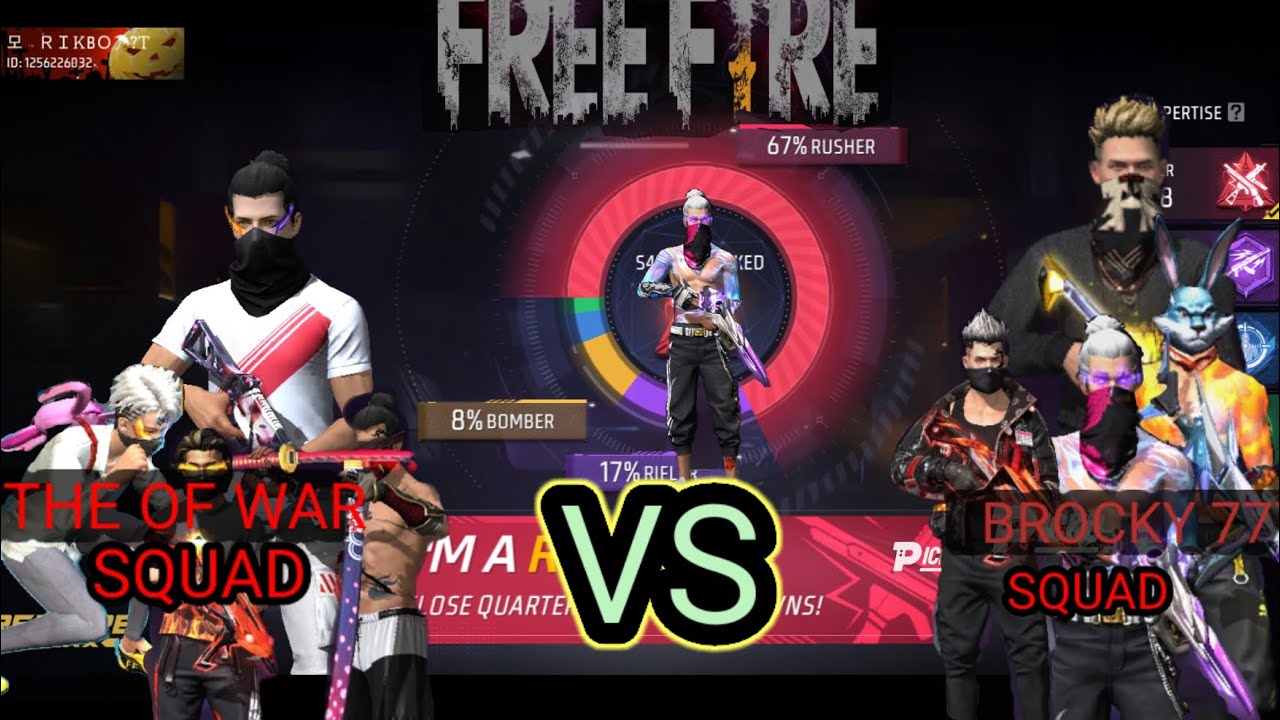 THE OF WAR SQUAD VS A.CHIK FORCE SQUAD BROCKE 77FFhttps://www.youtube ...