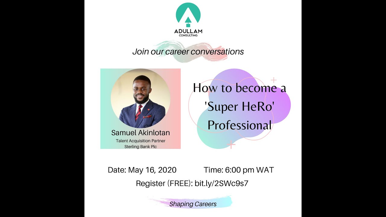 Career Conversations - How to Become a Super HeRo Professional - YouTube