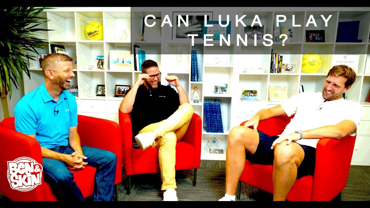Can Luka Doncic Play Tennis? - Dirk's Charity Tennis Tournament - YouTube
