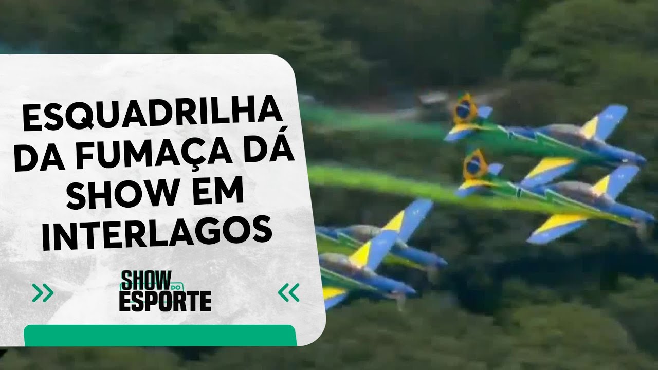 Esquadrilha da Fumaça dá show e manda mensagem especial para a Band ...