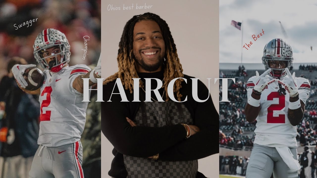 Ohio state football @emerald.egbuka haircut - YouTube