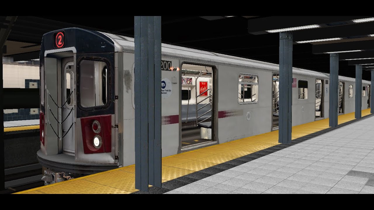 OpenBVE : R142 (2) to Harlem-148th Street - YouTube