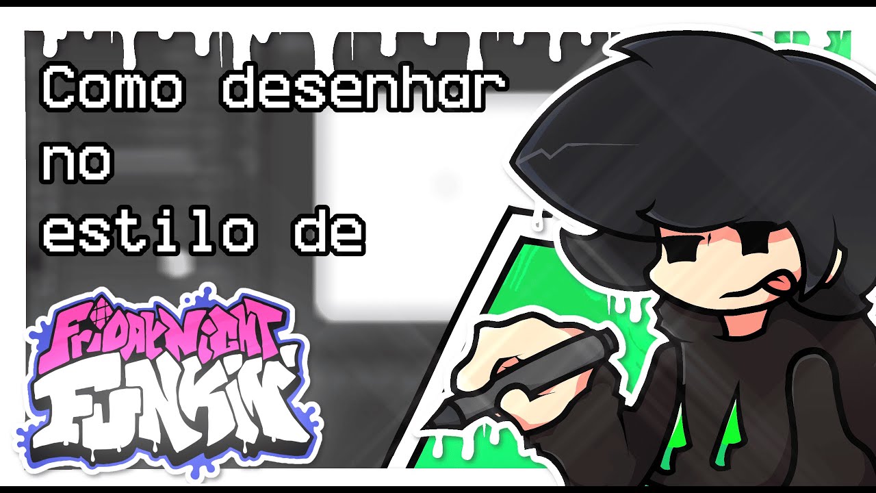 Como DESENHAR no ESTILO de FRIDAY NIGHT FUNKIN | Como Fazer um MOD de ...