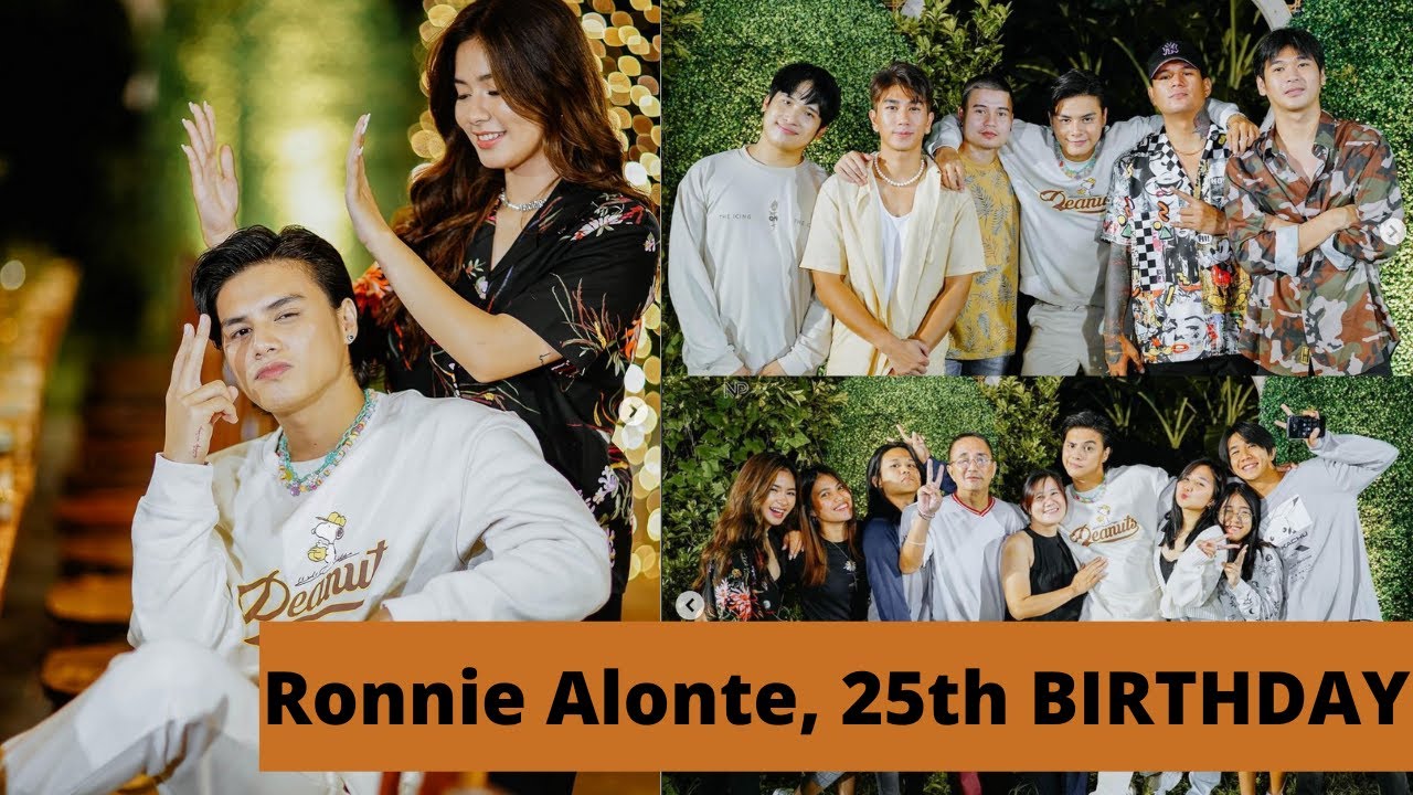Ronnie Alonte Celebrates 25th Birthday with GF Loisa Andalio, friends ...