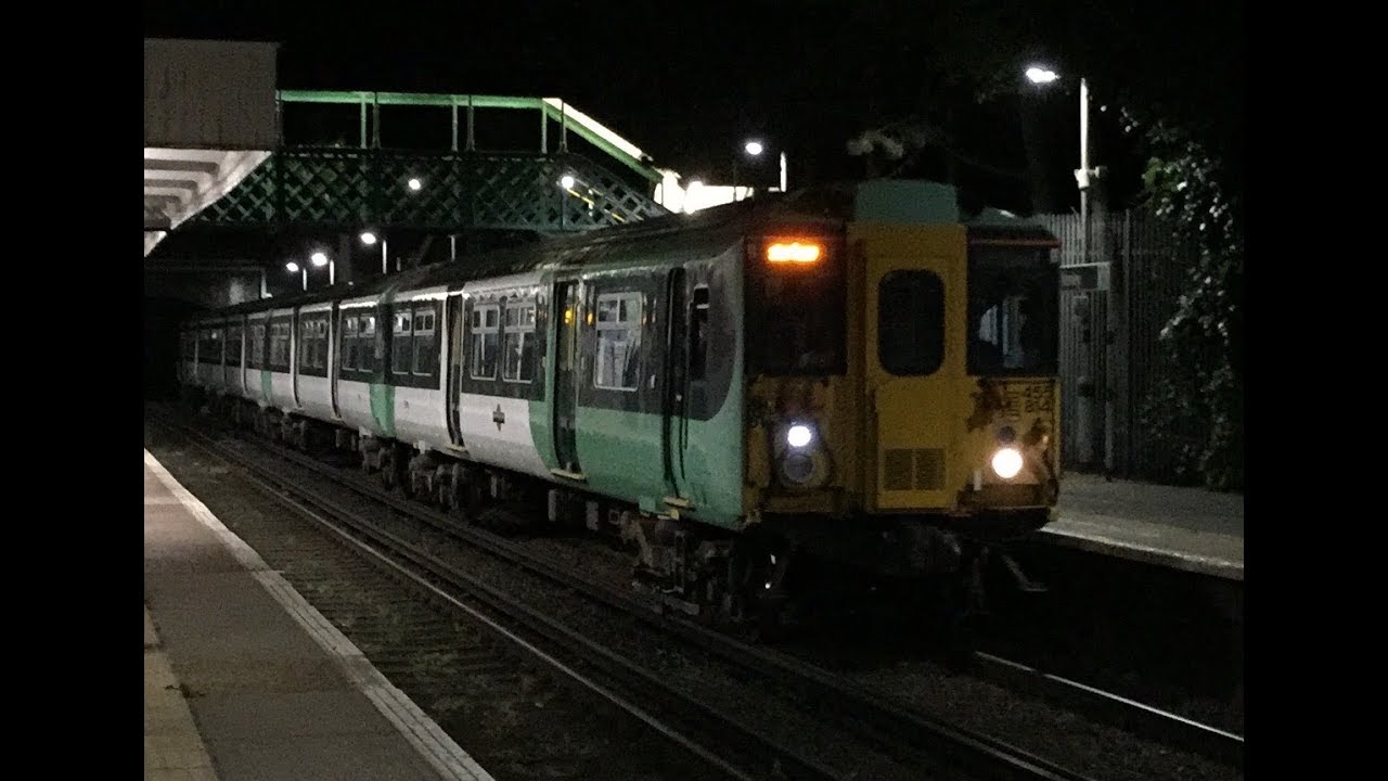 The final all stations London Victoria to Caterham train! 455 814 ...
