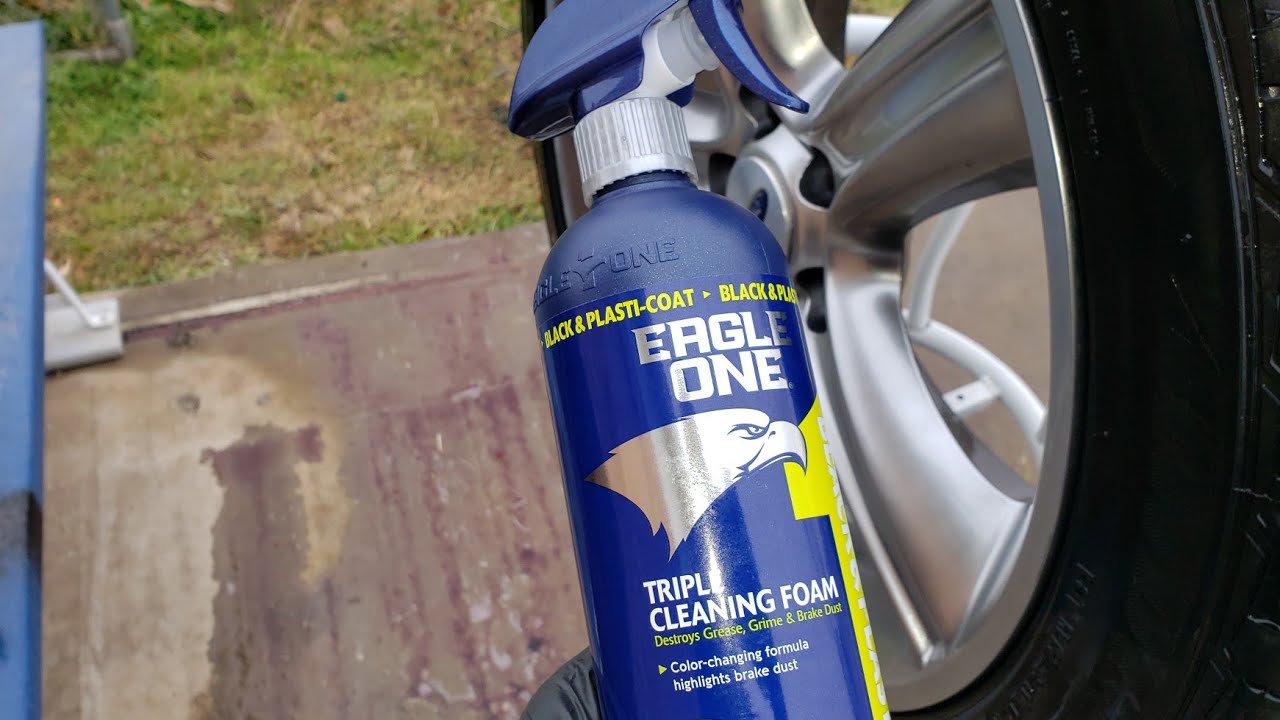 Eagle one triple cleaning foam demo - YouTube
