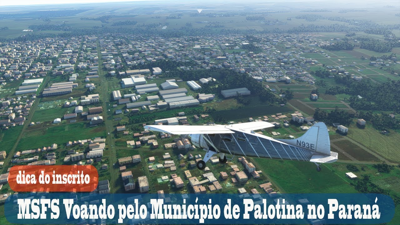 MSFS Voando pelo Município de Palotina no Paraná - YouTube