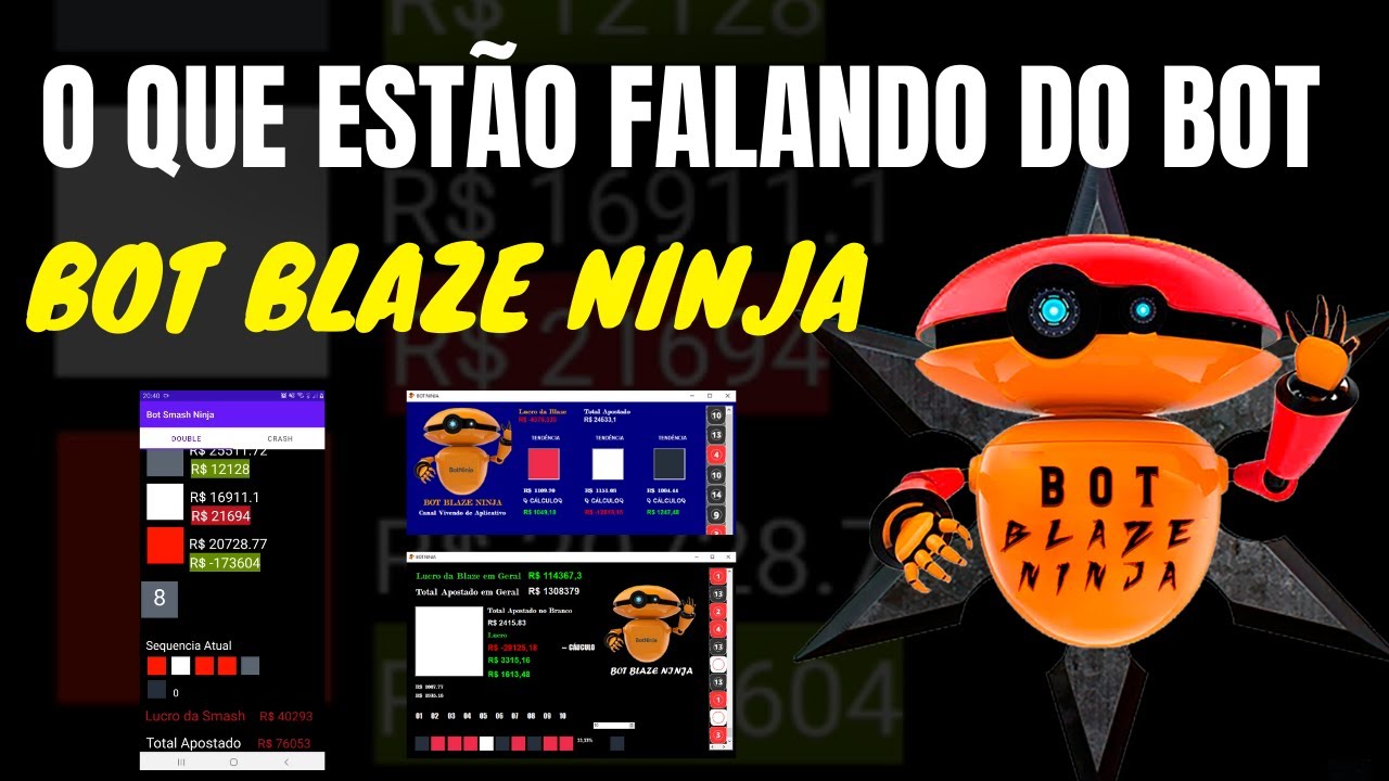 O QUE ESTÃO FALANDO DO BOT BLAZE NINJA! - YouTube