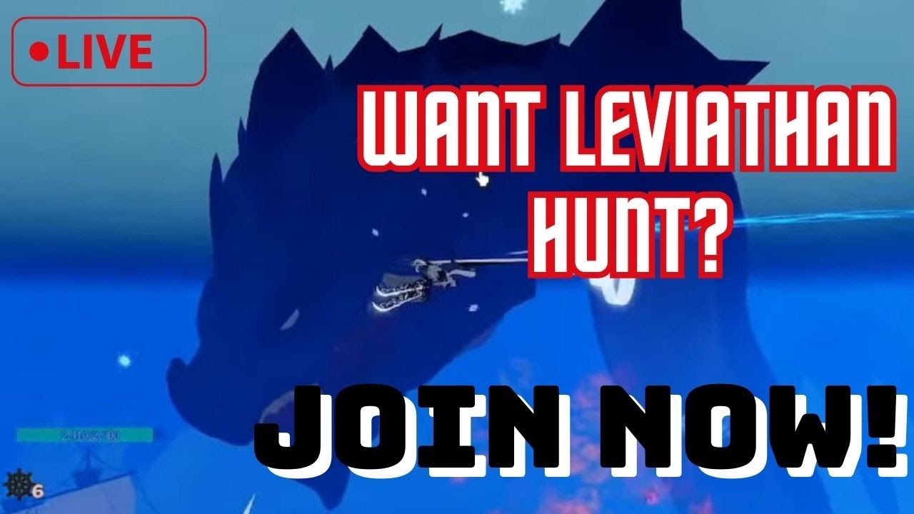 🔴LIVE! BLOX FRUITS - Leviathan Hunt Live - Terror Hunt Day 25 - YouTube