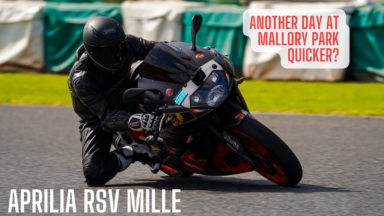 Almost a High Side! | Mallory Park Track Day Advanced | APRILIA RSV ...