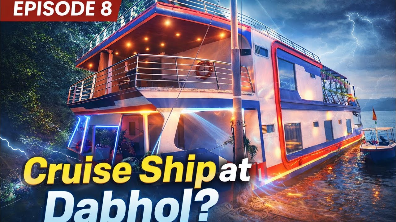 🚢cruise ship at Dabhol ? | end of Dapoli trip | vlog 14 - YouTube