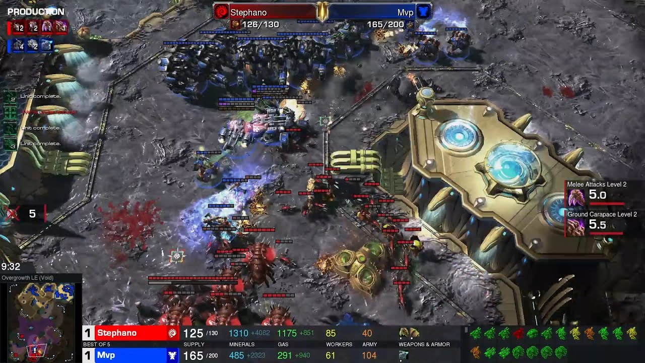 Starcraft II Gamers8 2023 Aug5 Mvp(T) v Stephano(Z) Game 2 MAPS ...