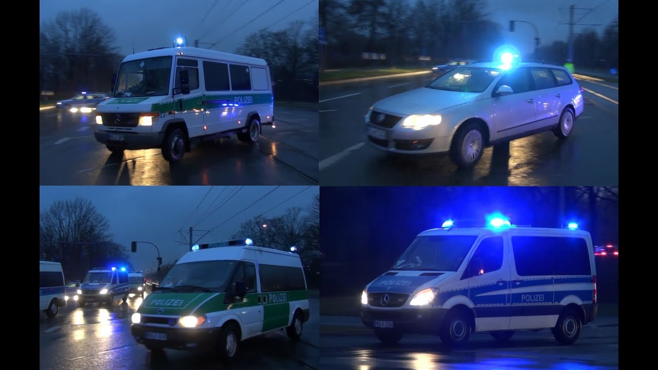 Polizei Gelsenkirchen + 41x BePo NRW & 10. Alarmzug + Zivilfahrzeug ...