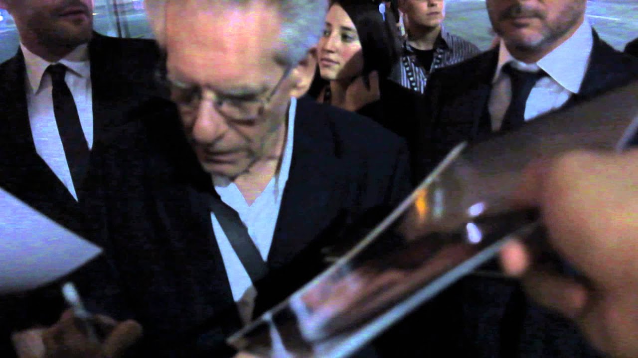 Director David Cronenberg signing autographs at Maps To the Stars ...