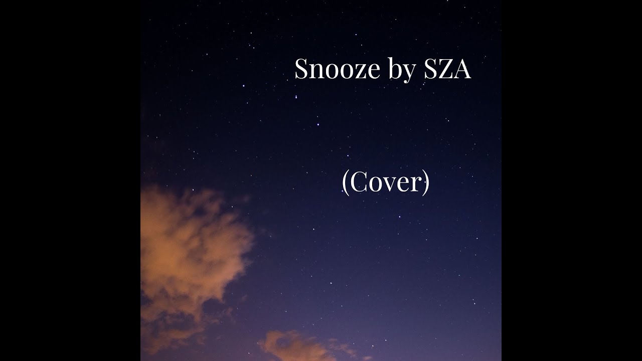 Snooze by SZA (cover) #snooze #sza - YouTube