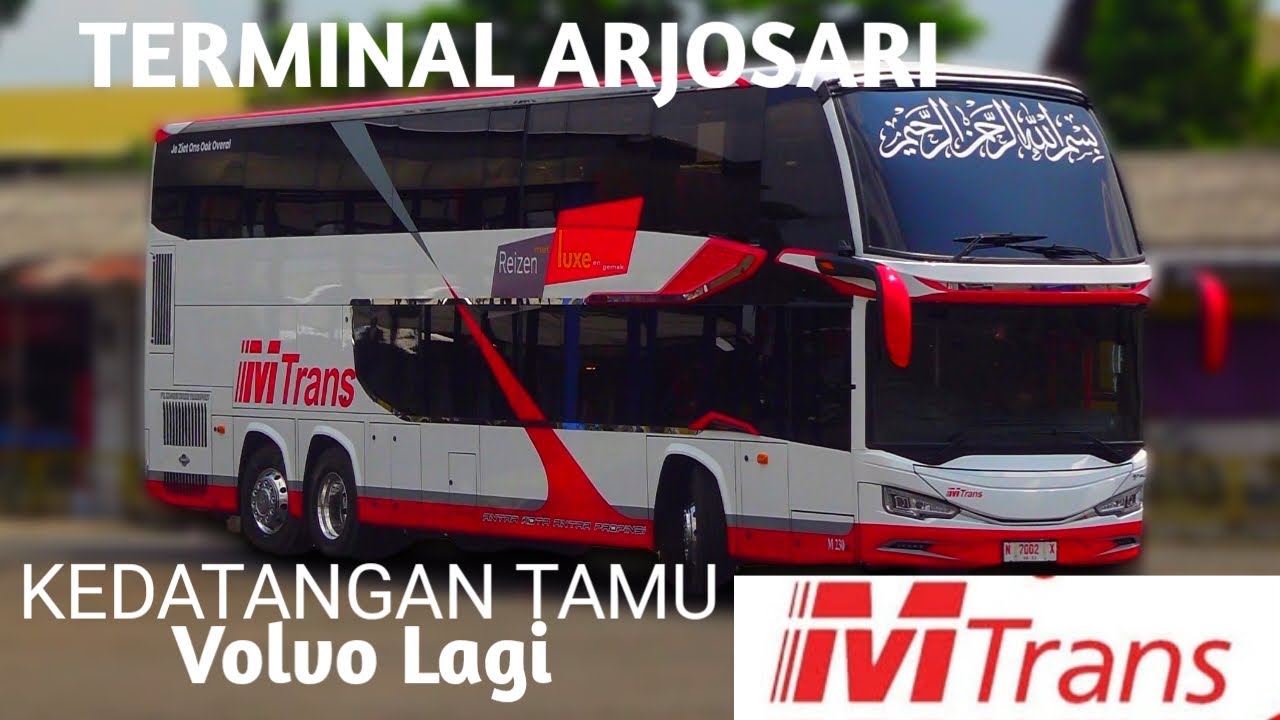 MTRANS MENGHADIRKAN DOUBLE DECKER VOLVO LAGI😱BUS-BUS RUTE MALANG ...