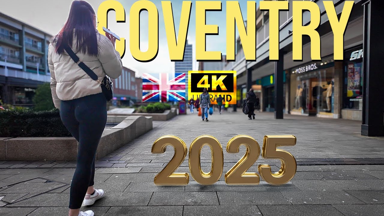 Coventry - City Tour 2025| Walking The Streets of Coventry | Central ...