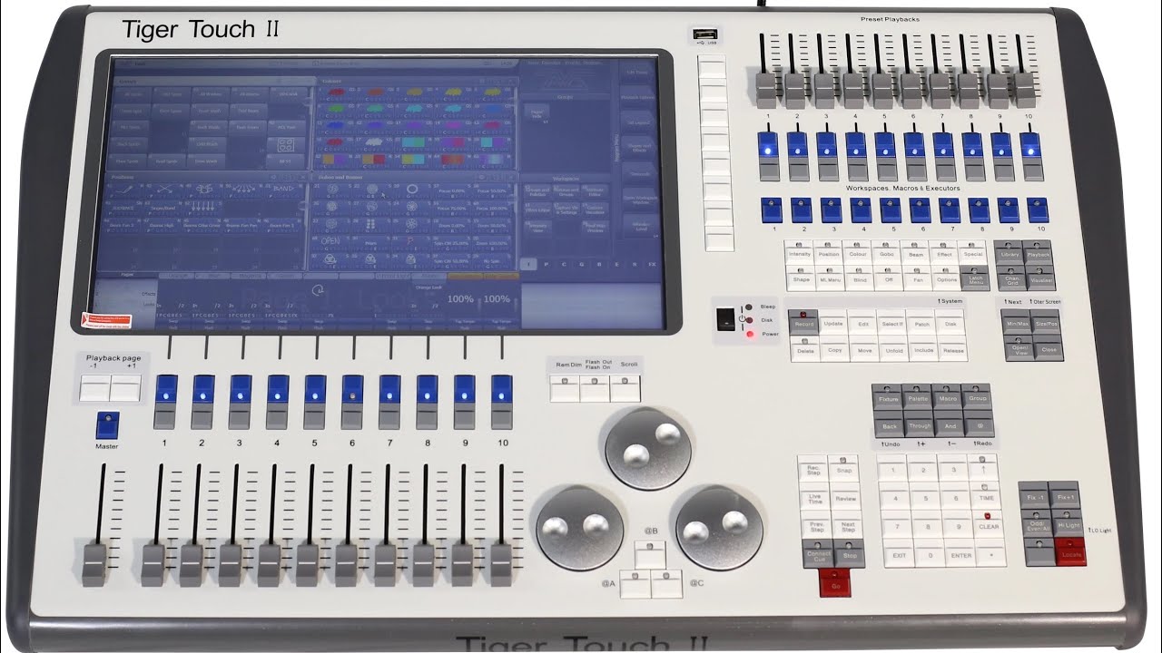 BestyArt/ TT2/ Tiger Touch 2 light console - YouTube