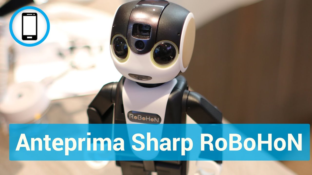 Sharp RoBoHoN, anteprima in italiano MWC 2016 - YouTube