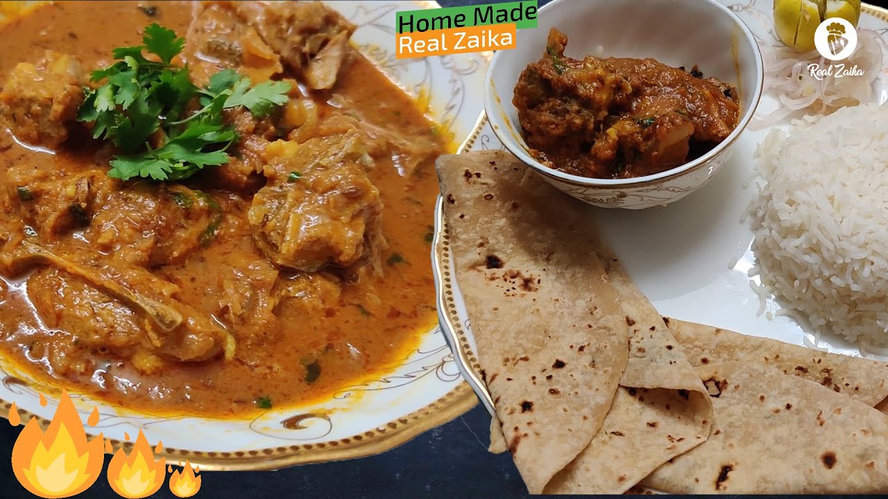 Restaurant Styled Gosht Korma at Home | Mutton Korma Recipe | Mutton ...