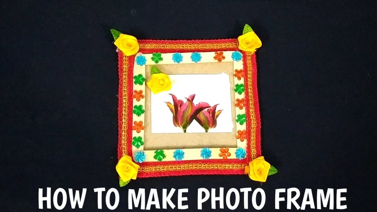 HOW TO MAKE PHOTO FRAME | PHOTO FRAME WITH ICE CREAM STICKS | BEST AND ...