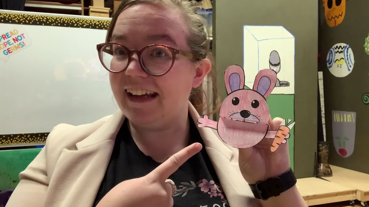 Rabbit Hand Puppet Tutorial - YouTube