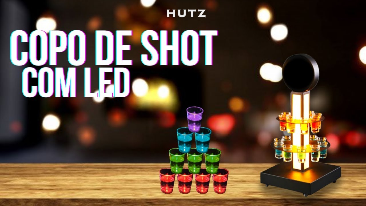 Como funciona o Shot de LED para festas e eventos - YouTube