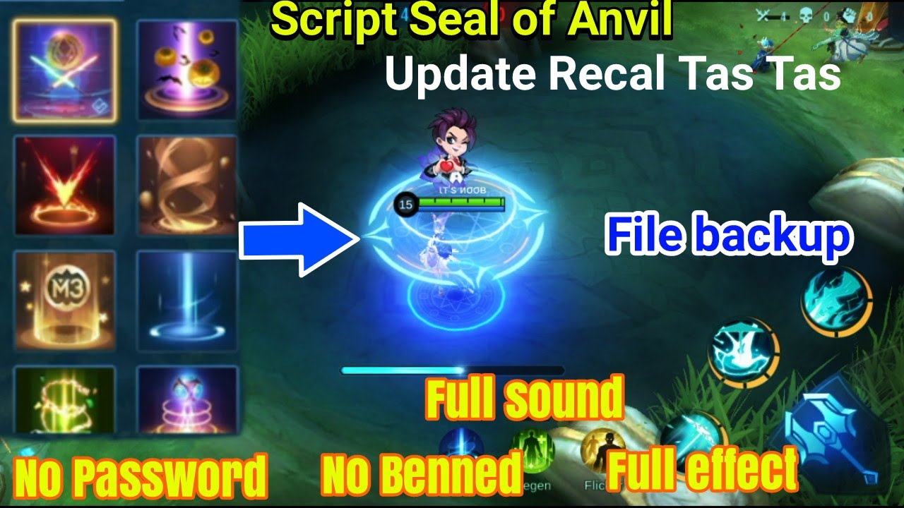 SCRIPT RECAL TAS TAS SEAL OF ANVIL FULL EFFECT VOICE - New patch | no ...