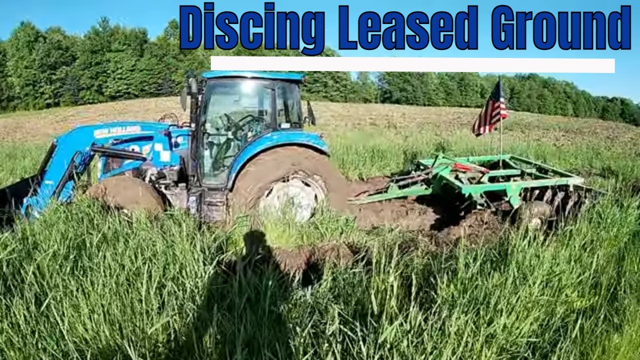 Discing Leased Ground - YouTube