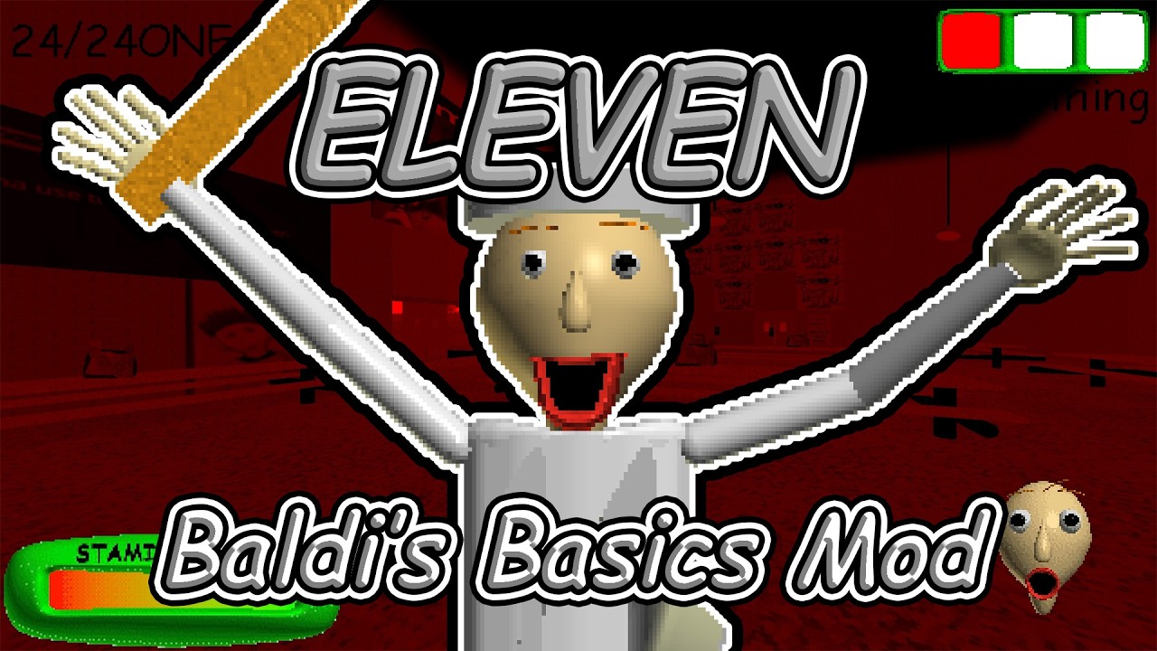 11 (An Evil Minus Three Brother Mod) - Baldi's Basics Mod - YouTube