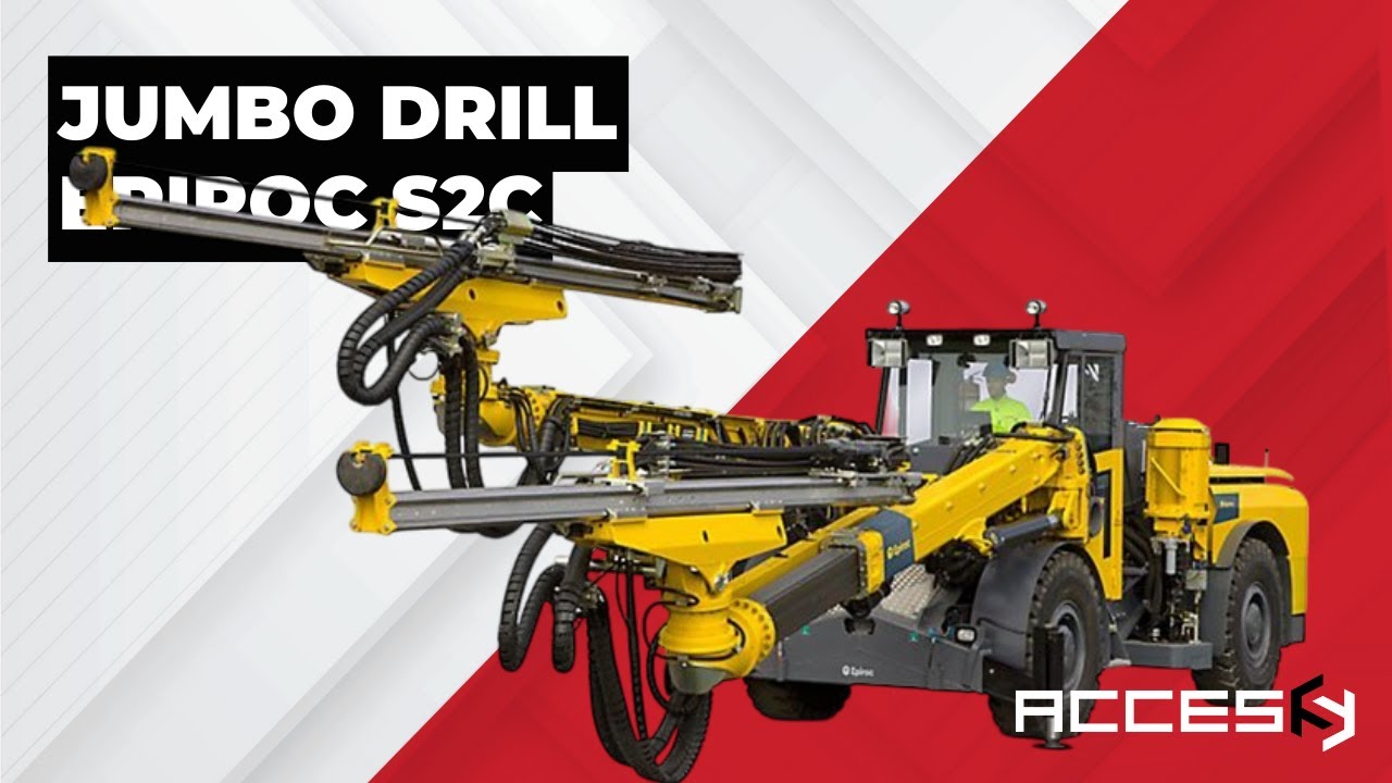 EPIROC S2C 2 BOOMS JUMBO DRILL (EM-376) - YouTube