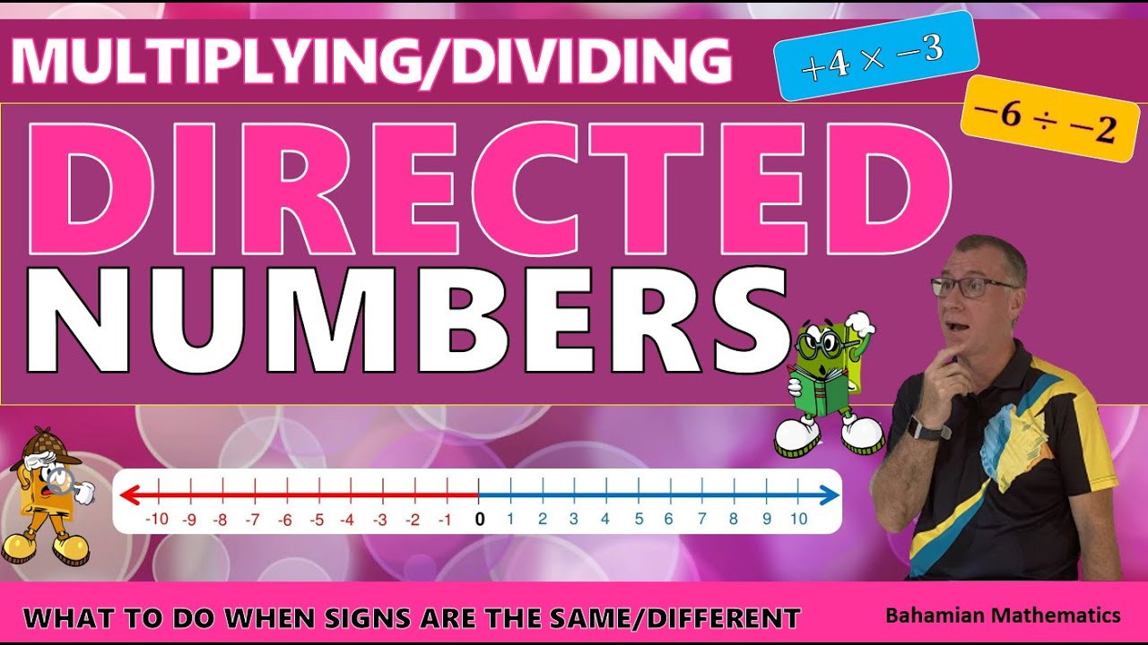 Algebra Multiply And Divide Directed Numbers YouTube Algebra Multiply And Divide Directed Numbers YouTube