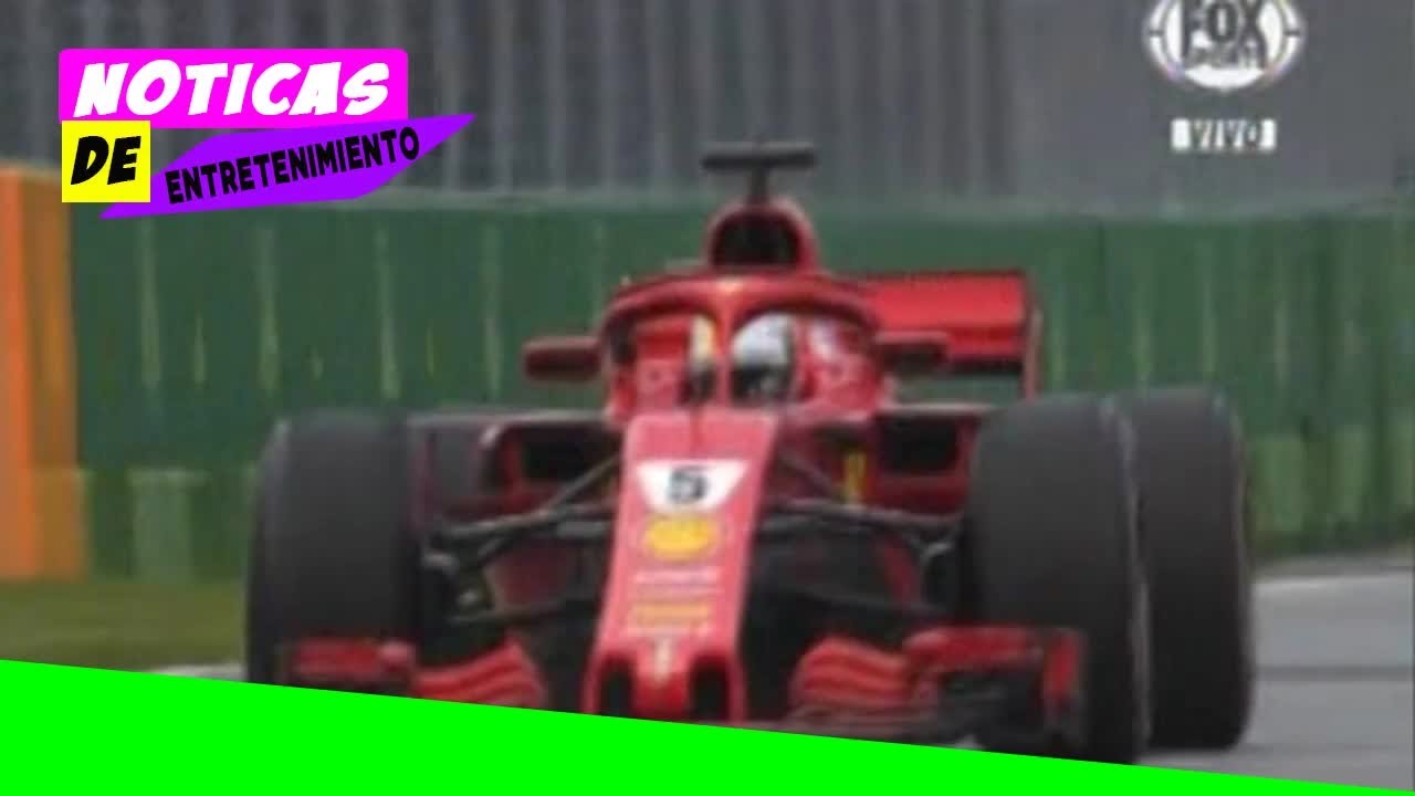 Blooper en la Fórmula 1: una modelo bajó la bandera a cuadros antes de ...