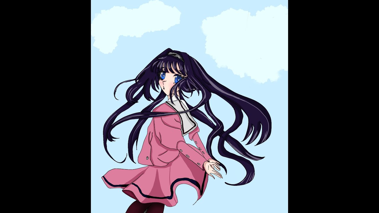 Drawing Kaoruko Waguri from 'The Flowers that Bloom with Diginity ...