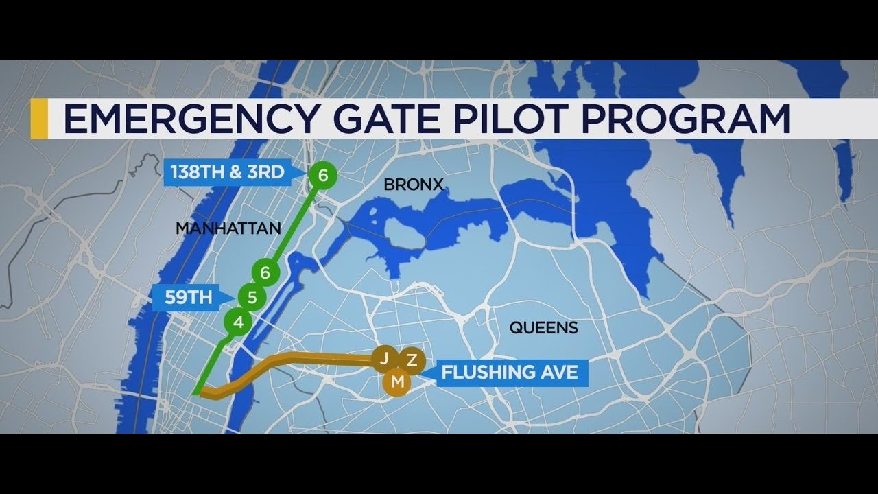 Emergency gates will have a 15-second delay at three subway stations ...