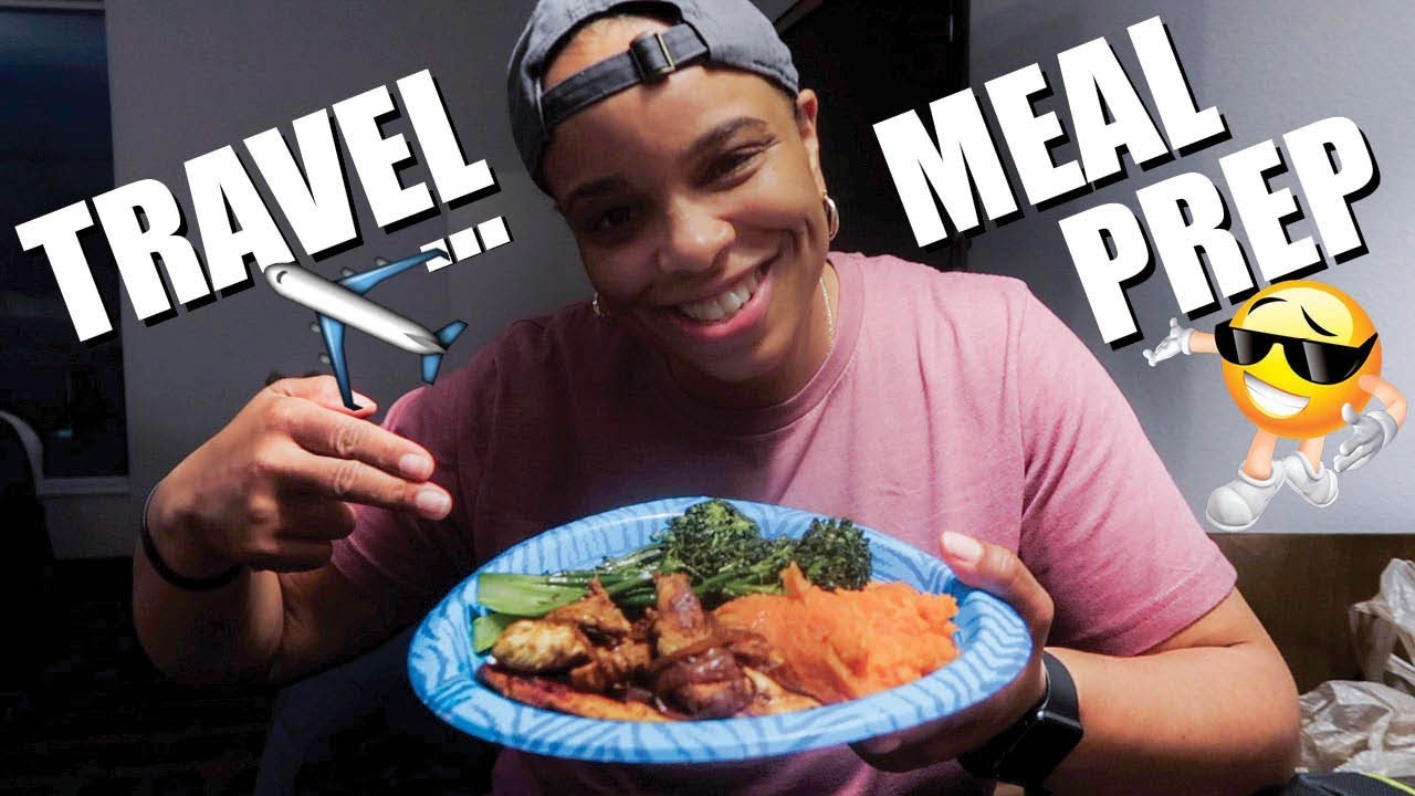 TRAVEL MEAL PREP | COOKING IN MY HOTEL ROOM - YouTube