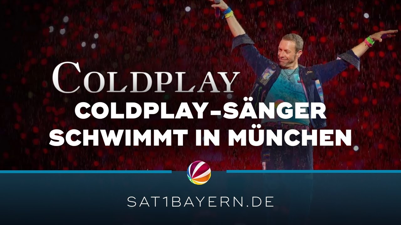 Nach Coldplay-Konzerten in München: Sänger Chris Martin im Eisbach ...