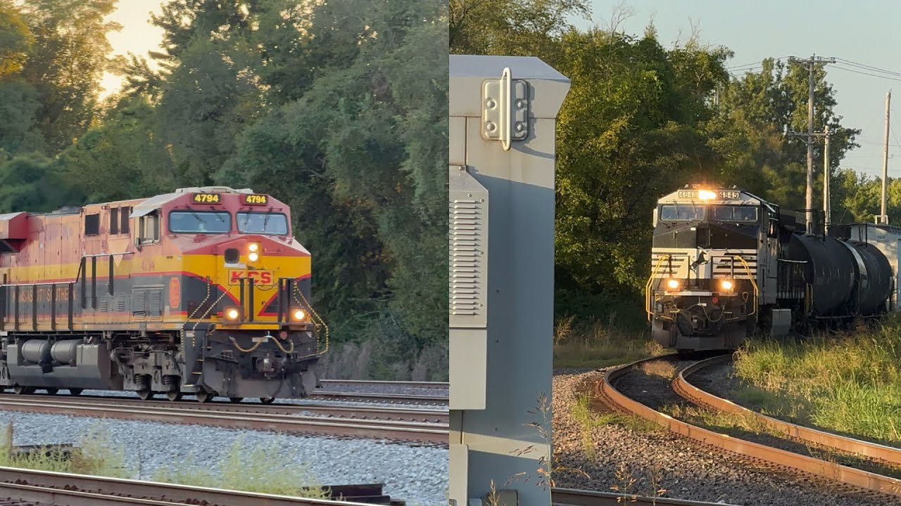 Trains in Golden Hour!! - YouTube